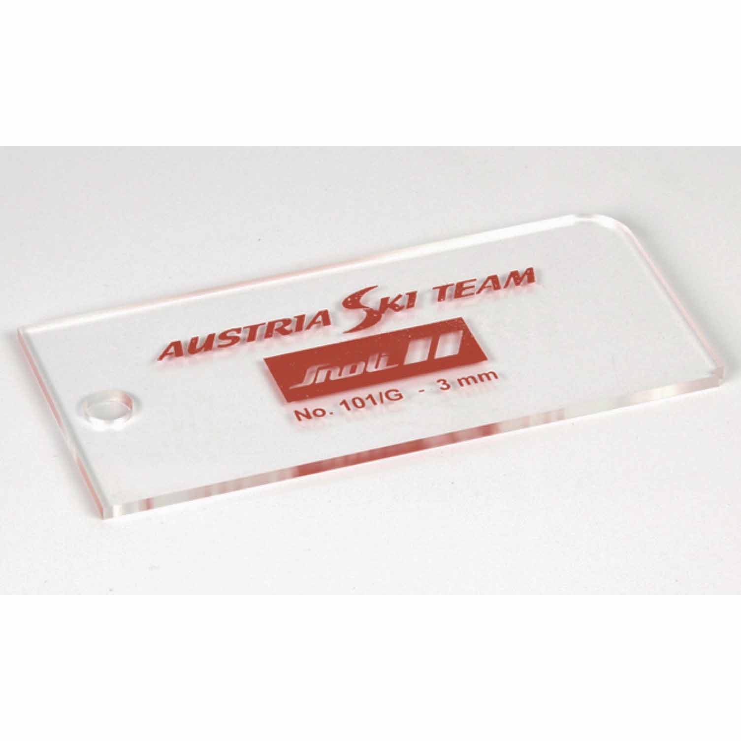 Snoli 3mm plastic Wax Scraper - Anything Technical