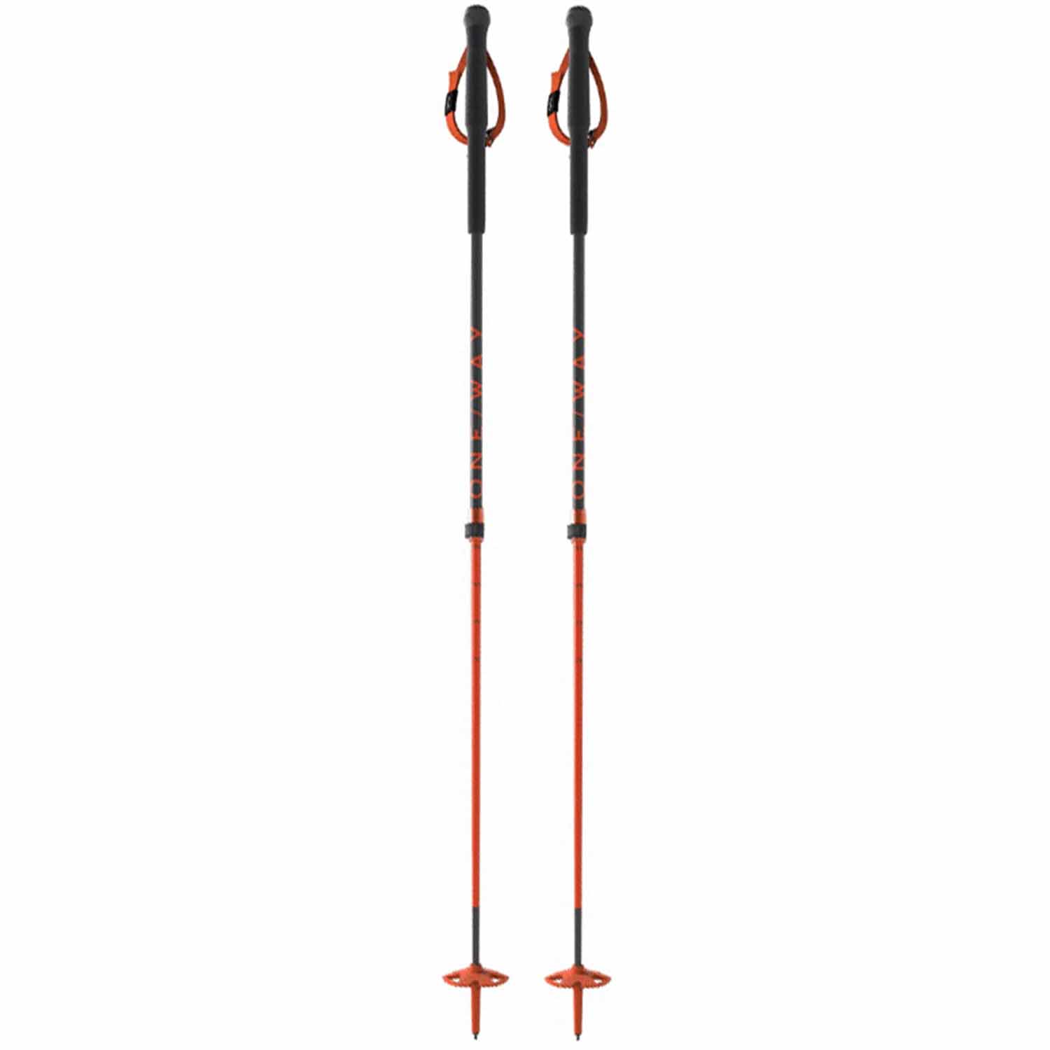 One Way TR Carbon Vario Adjustable Ski Touring Poles - Anything Technical